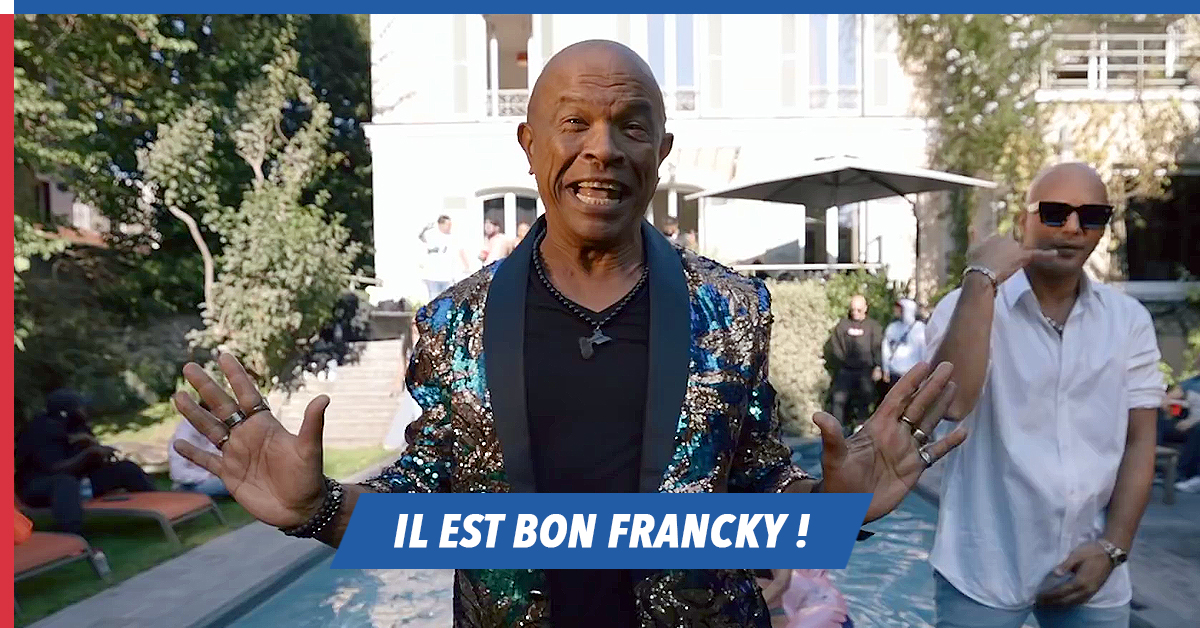 Francky Vincent est nommé Chevalier des Arts et des Lettres
